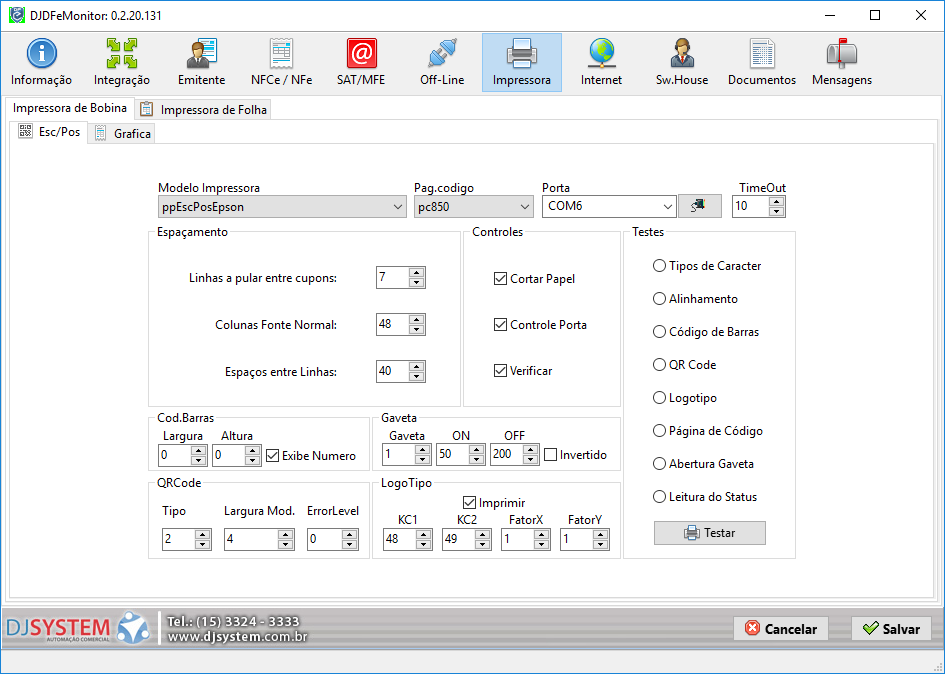 3.7.1.1. Aba Esc/Pos
